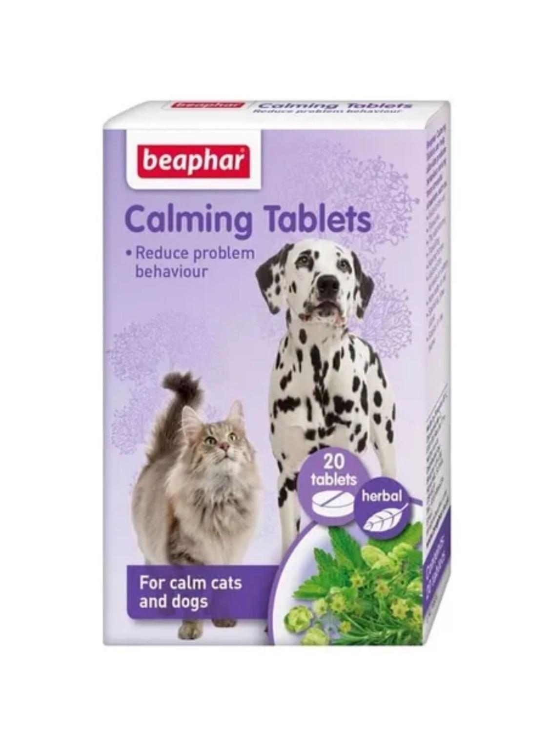 Beaphar Calming Tablet 20 Uds | Relajante Natural Mascotas – Vinipets